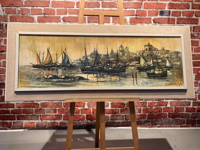 TABLEAU AVEC MARIE Louise d'un paysage EUR 230,00 - PicClick FR