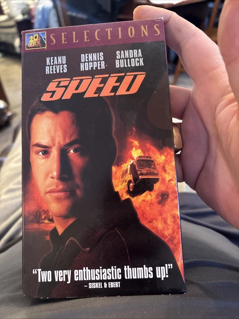 SPEED VHS MOVIE 1994 Keanu Reeves Sandra Bullock 20th Century Appears ...