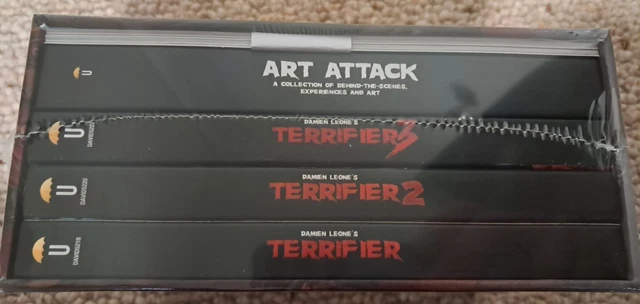 TERRIFIER 4K BOXSET New Sealed Umbrella Ent Ltd Ed 1-3 & Book OOP Art ...