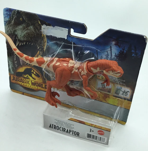 JURASSIC WORLD DOMINION Ferocious Pack ATROCIRAPTOR 2022 Dinosaur £14. ...