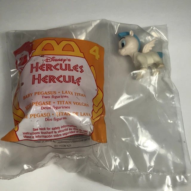 1996 BABY PEGASUS & LAVA TITAN McDonald's Disney Hercules Happy Meal ...