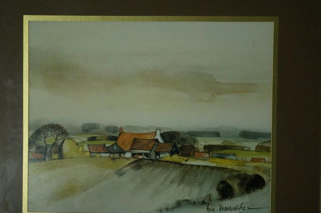 HUGH BRANDON-COX SIGNED Art Print "The Still Farm" Framed and Glazed £9 ...