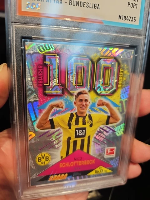 NICO SCHLOTTERBECK MATCH ATTAX 100 Club SOCCER ️ BUNDESLIGA ️ GAME SO ...