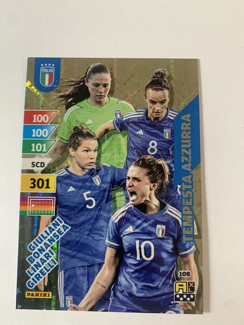 TEMPESTA AZZURRA N.108 Card Adrenalyn Panini-COLLEZIONE ESSELUNGA 2024 ...