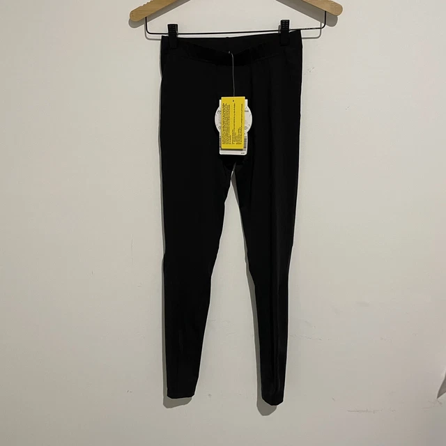 NEW CRANE MENS Compression Full Length Black Tights Size s Active wear ...