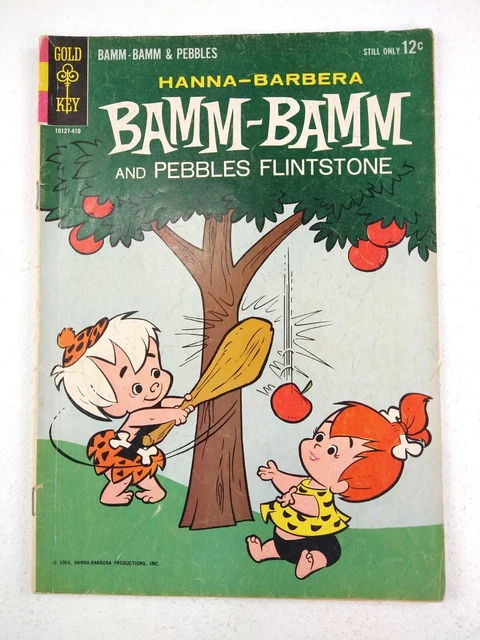 Hanna Barbera Bamm Bamm And Pebbles Flintstone 1 Gold Key Comic