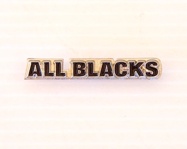 VINTAGE ALL BLACKS New Zealand Rugby Team Souvenir Metal Lapel Pin ...