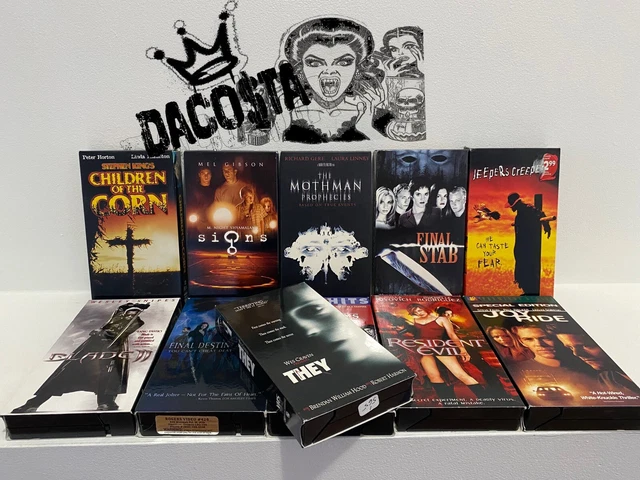 CLASSIC HORROR MOVIES VHS Lot!! Tested & Works Perfect! $71.84 ...