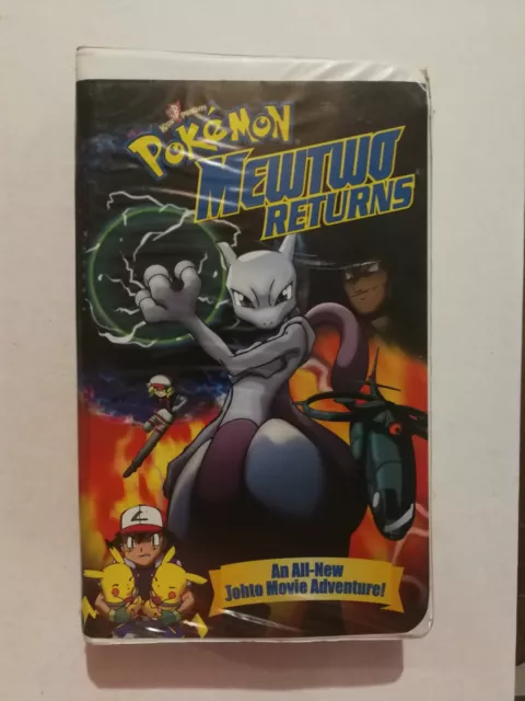 Pokemon Mewtwo Returns Movie Vhs Johto Adventure Clamshell 2001 Tested