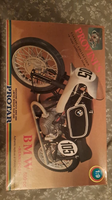 PROTAR 1/9 SCALE BMW 500cc "Rennsport" motorcycle model kit £63.75 ...