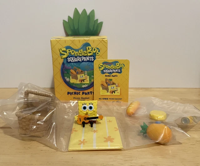 POP MART SPONGEBOB SquarePants Picnic Party Blind Box Mini Figure ...