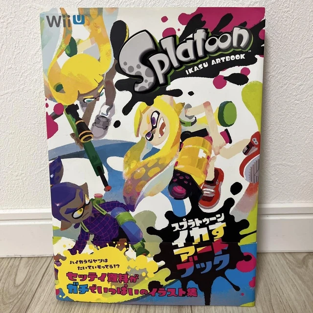SPLATOON ART BOOK with Obi Wii U Art CollectionCollectible New GGB £33. ...