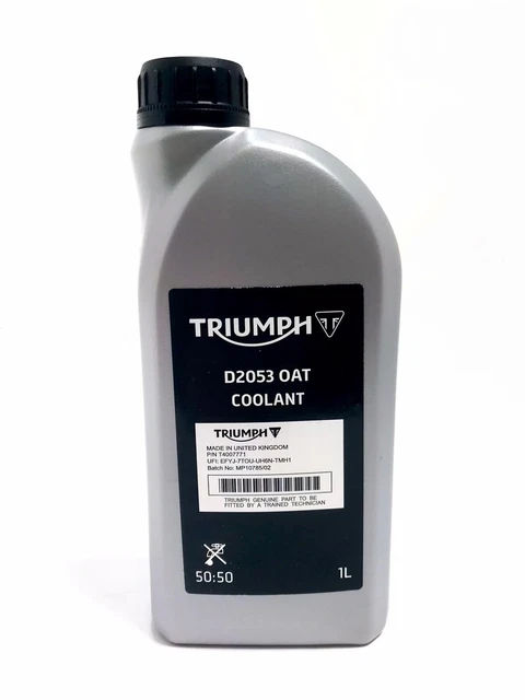 TRIUMPH D2053 HYBRID OAT Motorcycle Coolant Anti Freeze T4007771 Pink £ ...