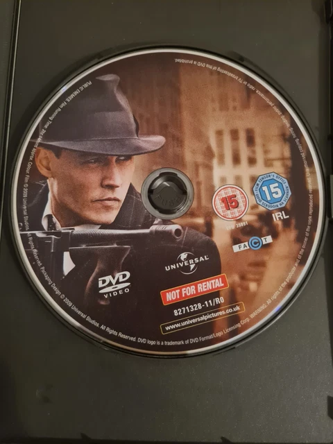 PUBLIC ENEMIES (DVD, 2009) Johnny Depp Christian Bale [John Dillinger ...