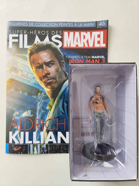 FIGURINE SUPER HÉROS des films Marvel eaglemoss 46 Aldrich Killian Iron ...