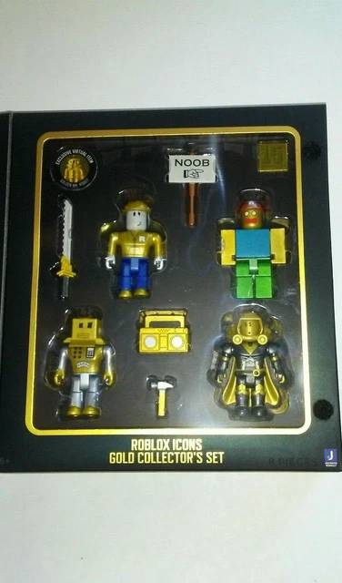 ROBLOX ACTION COLLECTION - 15th Anniversary Icons Gold Collector's Set ...
