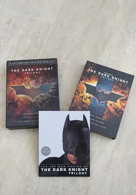 THE DARK KNIGHT Trilogy Limited Edition DVD Box Set Holographic Case + Booklet £4.99 - PicClick UK