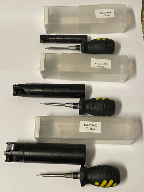 16MM 25MM 32MM SCHAFTFRÄSER Wendeschneidplattenfräser OMEGA 20% MwSt ...