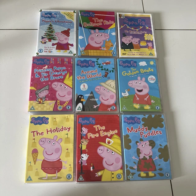 PEPPA PIG DVD Bundle X 9 Children Animated Family Free P&P £12.99 ...