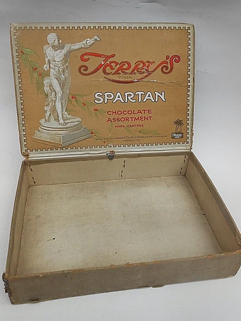 VINTAGE TERRY'S SPARTAN CHOCOLATE ASSORTMENT Point of Sale Shop Display ...