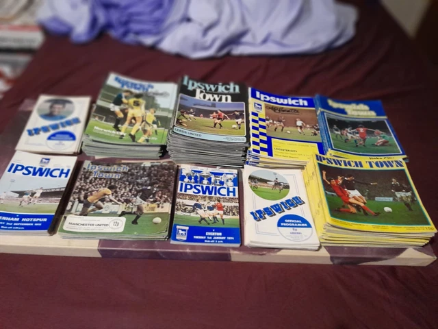 IPSWICH TOWN HOME Football Programmes 1970 - 1980 (Bulk Lot) x 319 See ...