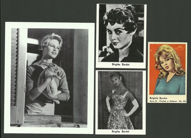 BRIGITTE BARDOT ACTRESS Movie Film Star Fab Card Collection $19.95 ...