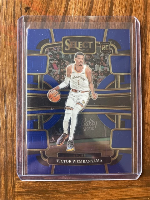 23-24 VICTOR WEMBANYAMA SELECT CONCOURSE BLU GHIACCIO CRACKED carta ...