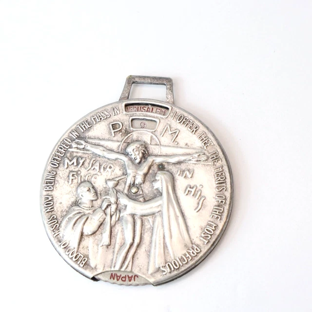 ANTIQUE CATHOLIC AROUND The World Mass Time Zone Moveable Dial Clock ...