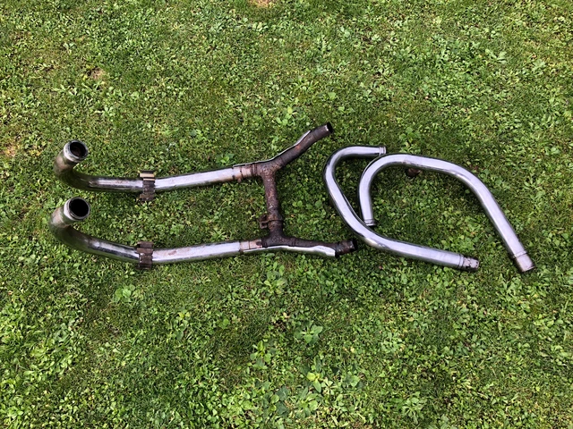 YAMAHA VMAX EXHAUST 1200 Down pipe Headers Downpipe Front Pipes £5.00 ...