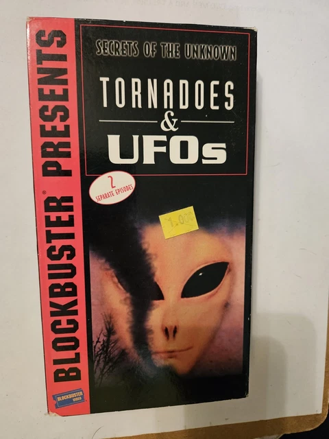 RARE TORNADOES AND UFOs Blockbuster Presents Aliens VHS 1987 Combine ...