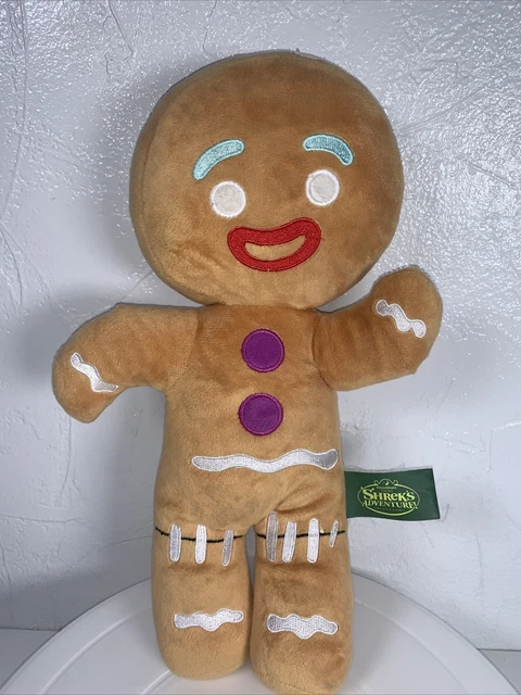 12” DREAMWORKS SHREK'S Adventures Gingerbread Man Tour London Plush ...