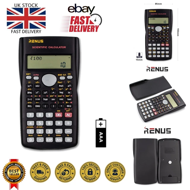 PROFESSIONAL 2-LINE ENGINEERING Scientific Calculator for Students and ...