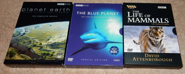 DAVID ATTENBOROUGH DVD box sets Bundle planet earth, life of Mammal ...