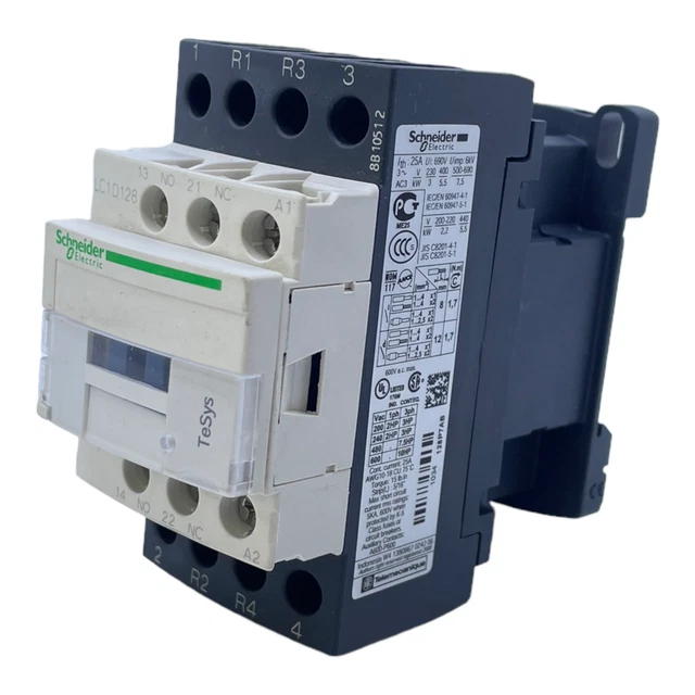SCHNEIDER ELECTRIC LC1D128 Contacteur de Puissance 230V 50/60Hz EUR 79 ...