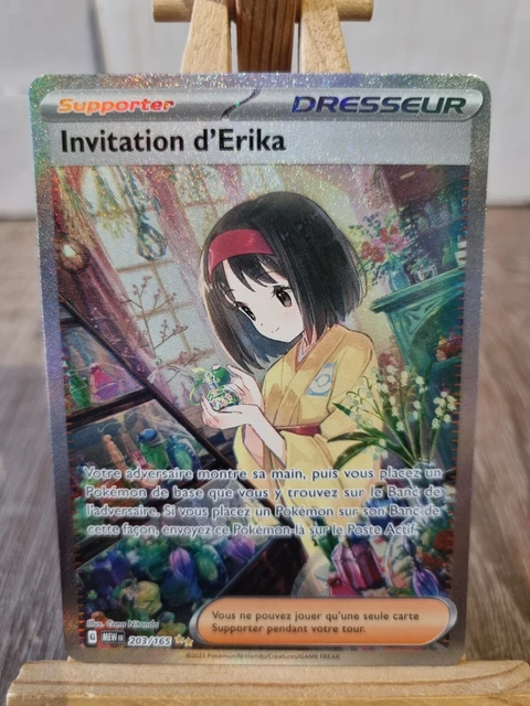 Carte Pokemon Invitationderika 203165 Série 151 Ev35 Mew Full Art Fr Eur 100 Picclick Fr