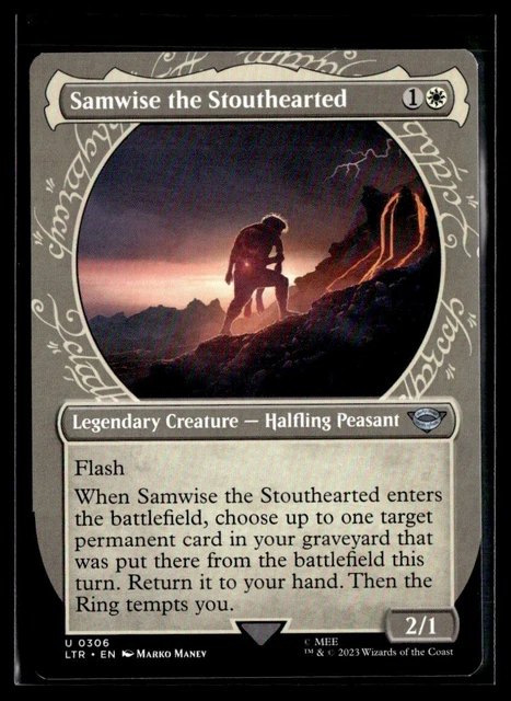 2023 MTG LTR Samwise la créature légendaire U Stouthearted #306 EUR 1,13 - PicClick FR