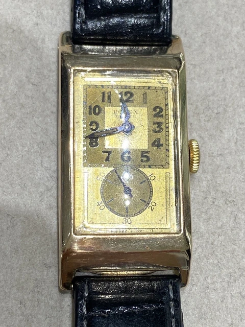 ROLEX PRINCE BRANCARD "Doctor's" Watch, 9 ct Gold, Vintage 1920's ...