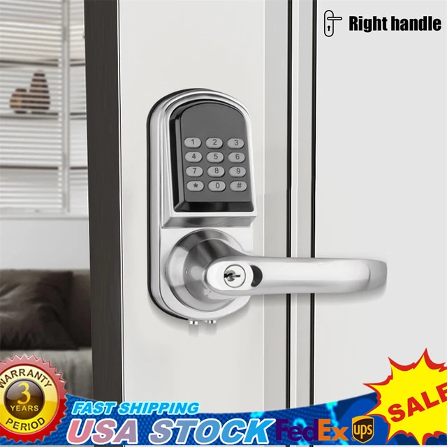 ELECTRONIC SMART DIGITAL Door Lock Password Keyless Keypad Security ...