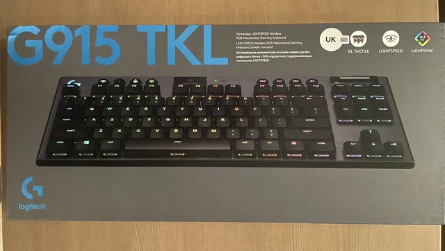 LOGITECH G915 LIGHTSPEED TKL Tenkeyless Wireless Mechanical Gaming ...