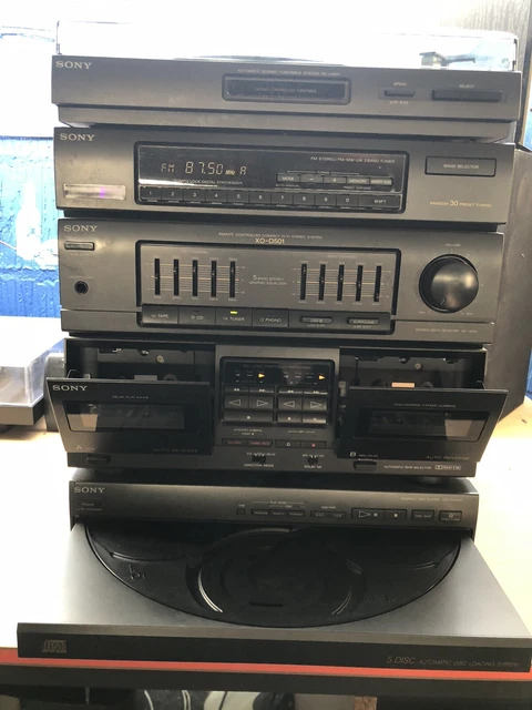 SONY STACK HIFI system turntable tapes amp £95.00 - PicClick UK