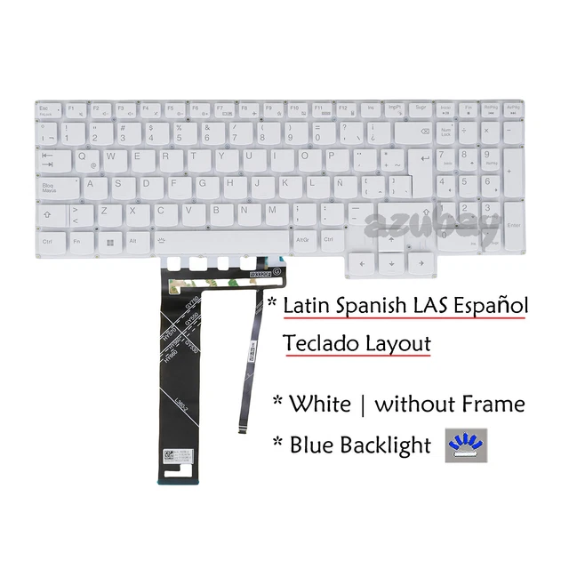 SPANISH KEYBOARD FOR Lenovo Ideapad Gaming 3-15IHU6D 3-15ARH05 3 ...