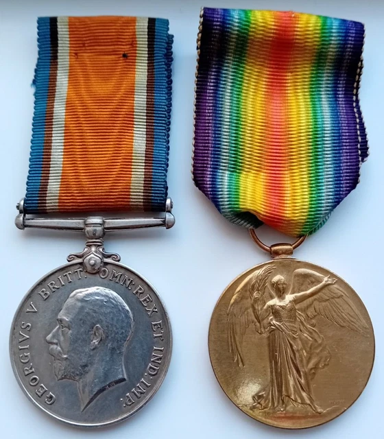 WW1 BRITISH WAR Medal and Victory Medal Pair £35.00 - PicClick UK