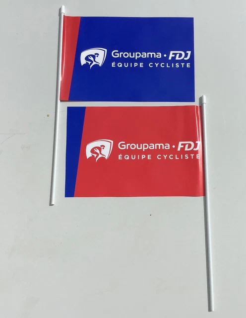 CYCLISME DRAPEAU EN papier groupama FDJ tour De France 2023 EUR 5,00 ...