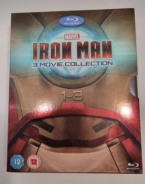 IRON MAN 3 Movie Collection Blu ray Box Set Marvel (1,2 & 3) £9.99 ...