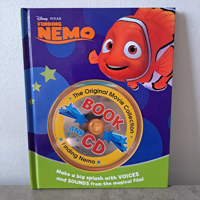DISNEY BOOK AND CD Finding Nemo by Pixar Mixed Media 2009 Original ...