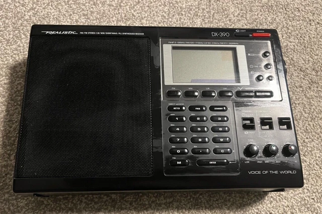 RADIO SHACK REALISTIC DX-390 FM Stereo /LW/MW/Shortwave/PLL Synthesized ...