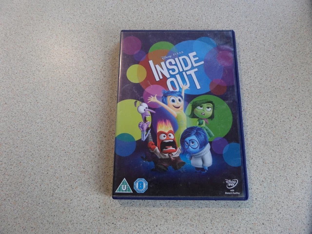 INSIDE OUT DVD Disney Pixar Childrens Adventure In Excellent Condition ...