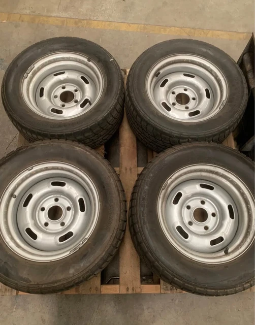 FORD FALCON SET Four Widened 5 Slot Rims and tyrs XW XY GT HO GTHO ...