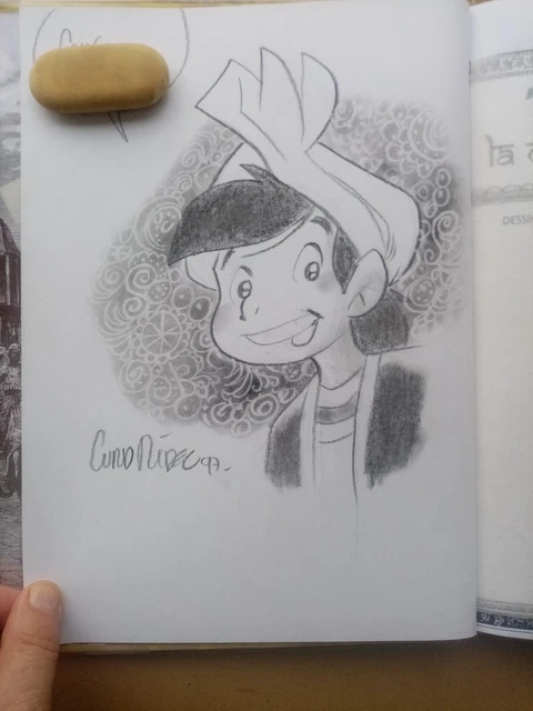 BELLE DÉDICACE pleine page de CURDEL sur TANDORI 2 en EO Scénario de ...