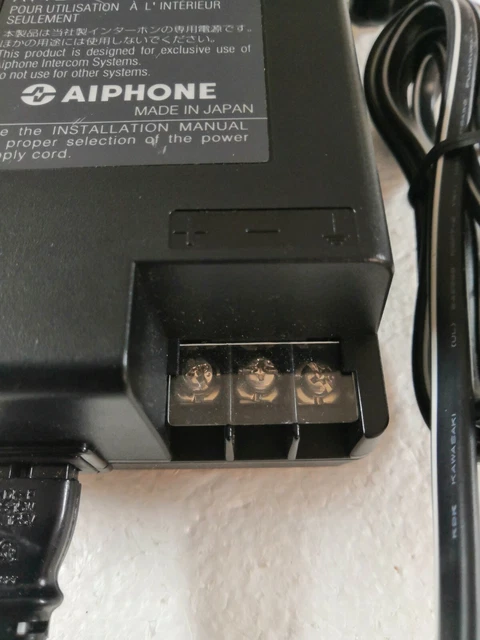 NEW AIPHONE PS-2420UL 24V DC Power Supply for AX, IM, GT, JP, KB, MC ...